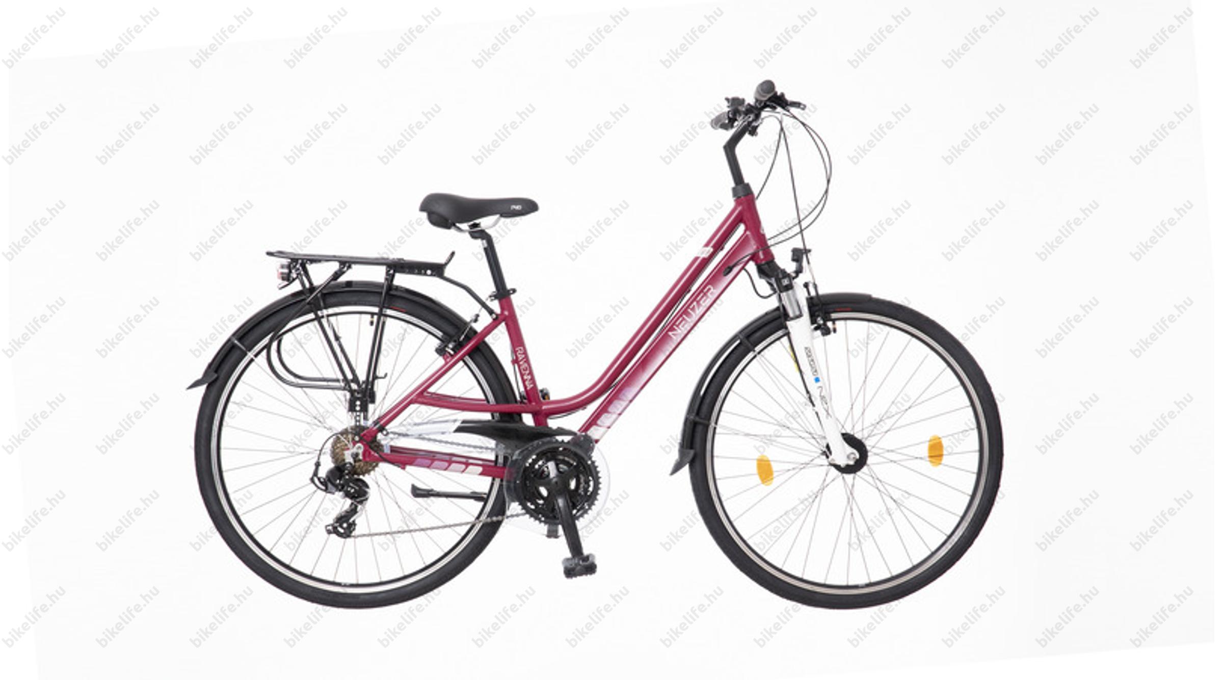 Neuzer Ravenna 100 női alumínium vázas trekking kerékpár agydinamós ...