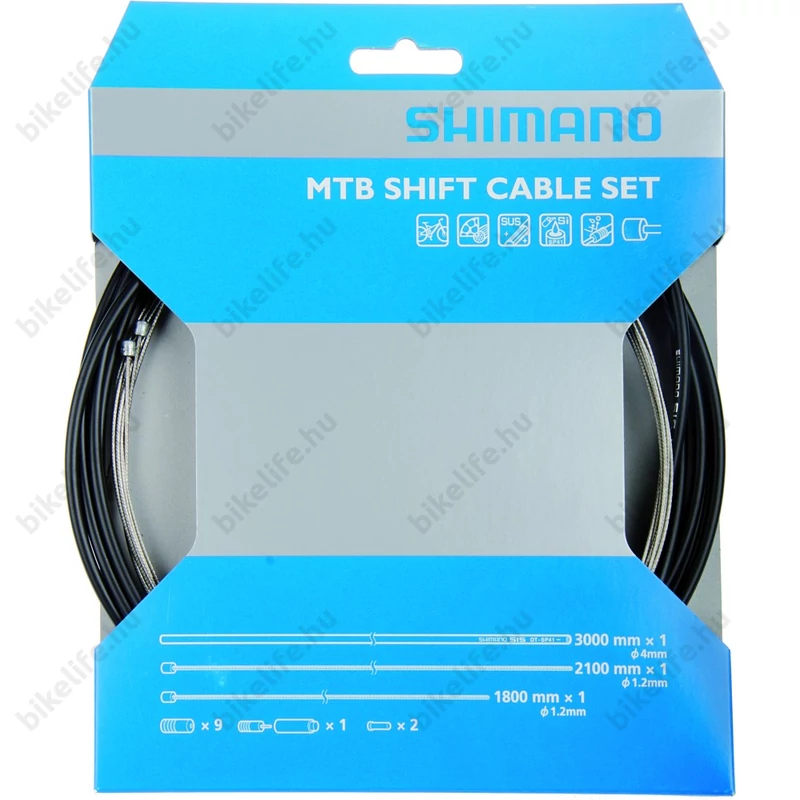 Váltóalkatrész bowden készlet Shimano MTB, külső/belső - Bowden ...